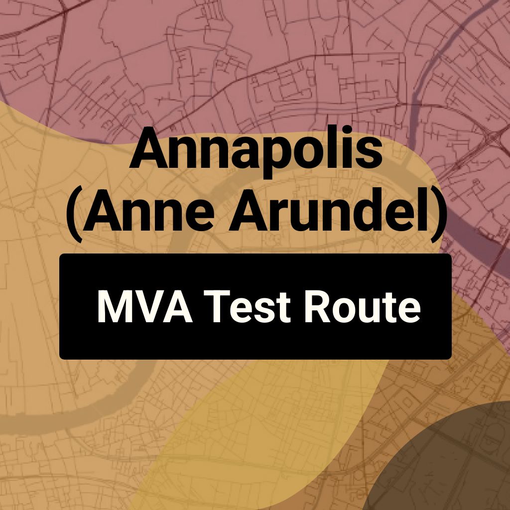 Annapolis (Anne Arundel), Maryland MVA Driving Test Routes ...