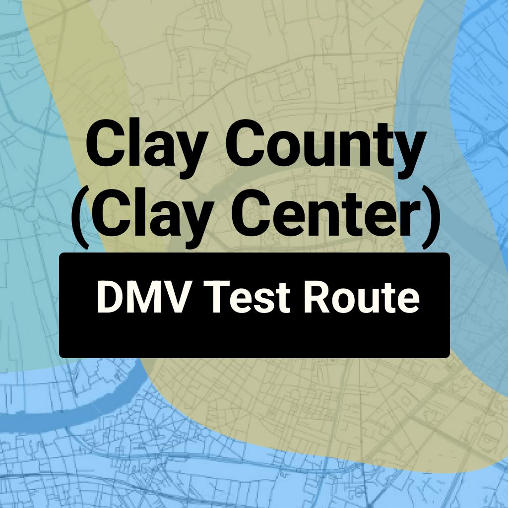 Clay County (Clay Center), Kansas DMV Driving Test Routes ...