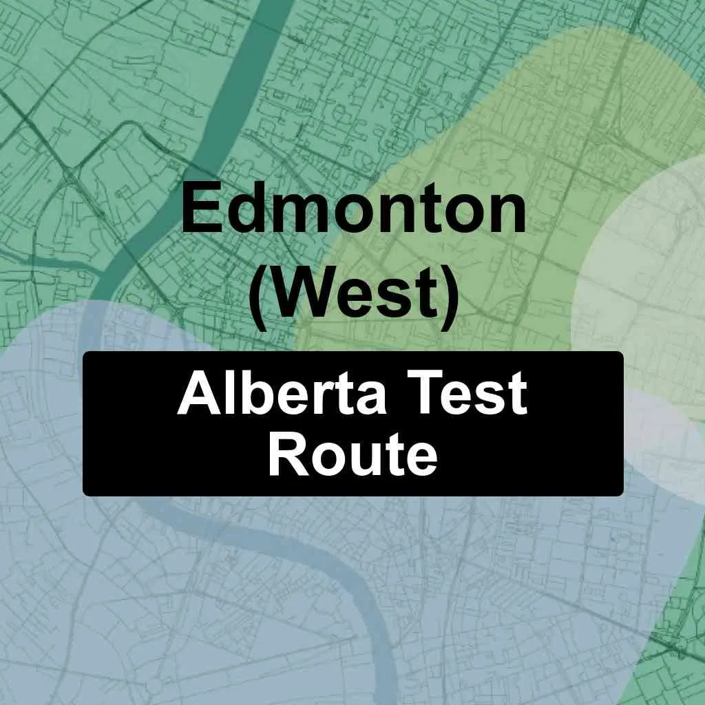 Edmonton (West), Alberta AMA Driving Test Routes – DriveTestRoutes.com
