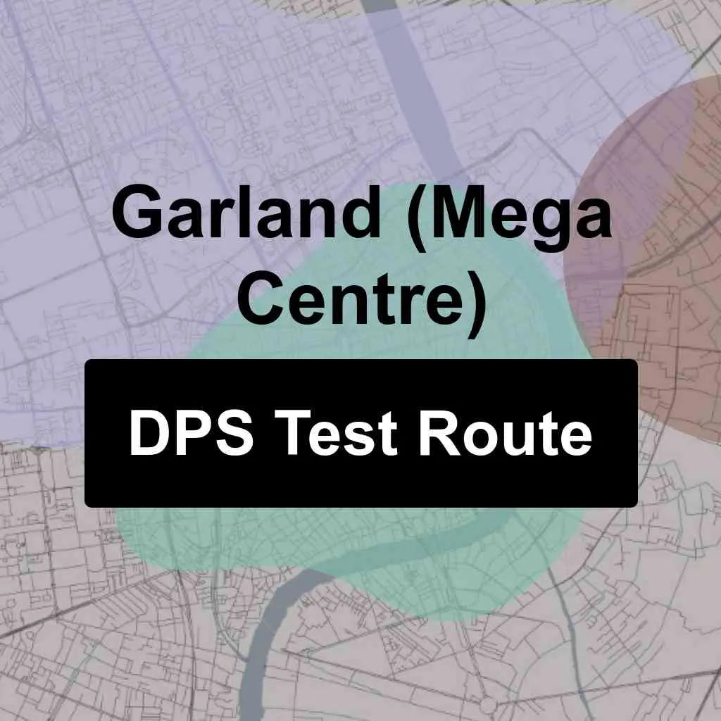 Garland (Mega Centre), Texas DPS Driving Test Routes – DriveTestRoutes.com