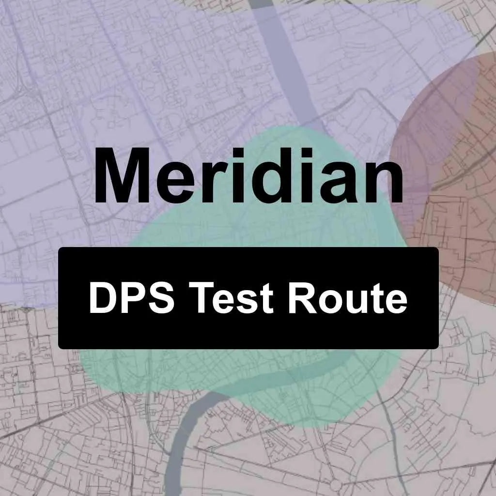 Meridian, Texas DPS Driving Test Routes – DriveTestRoutes.com