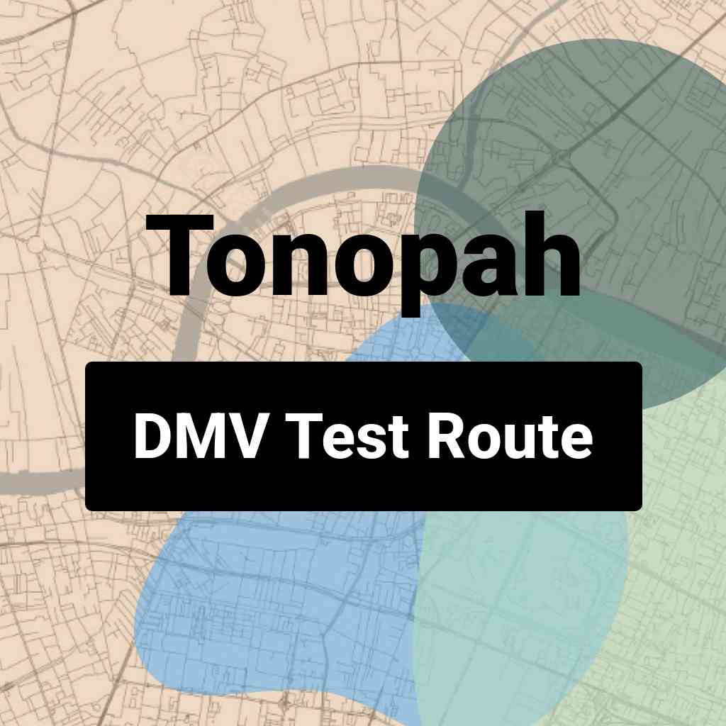 Tonopah, Nevada DMV Driving Test Routes – DriveTestRoutes.com